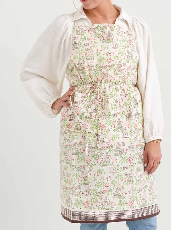 Palms & Pagodas Apron – The Pep Line