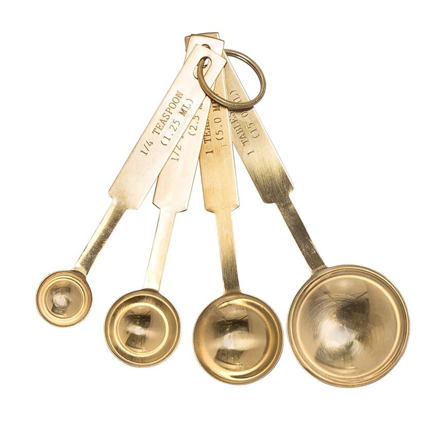 Gold Measuring Spoons – The Pep Line